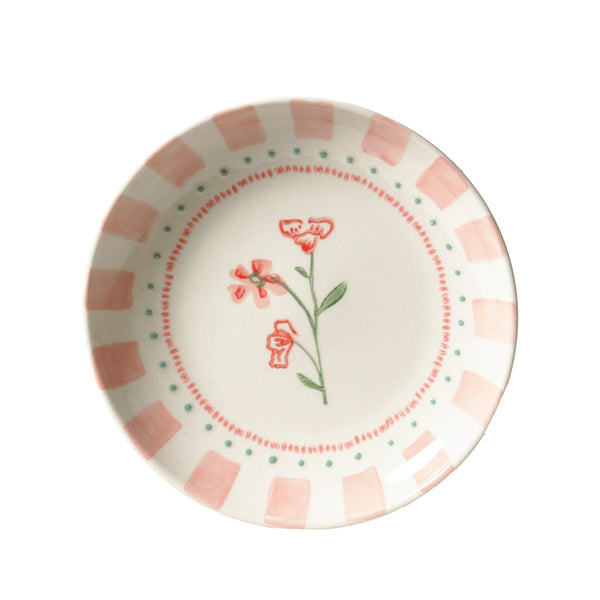 Set of June's Garden Side Plates / Geranium - Robert Gordon Australia